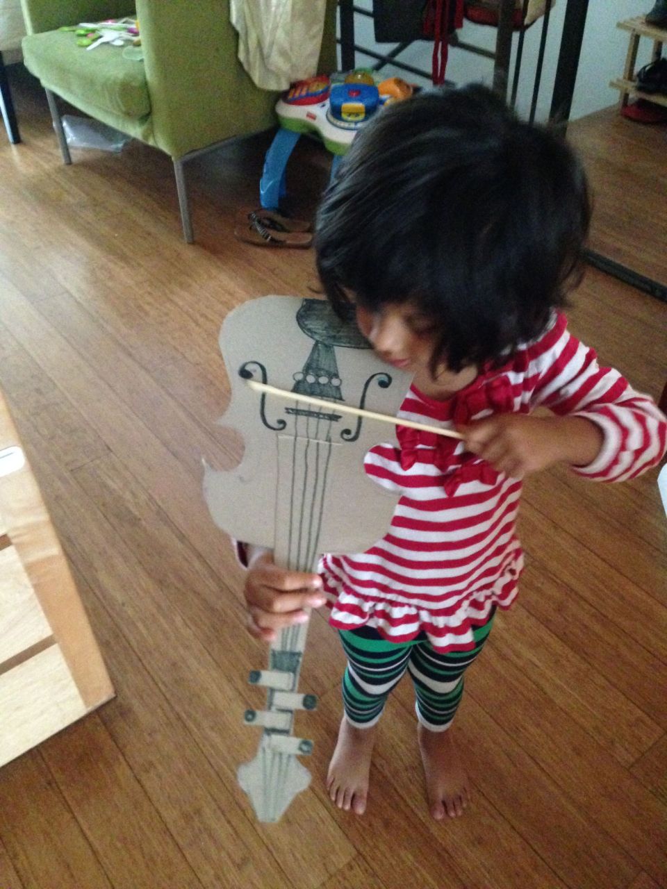 DIY: A Cereal Box Violin – luna'space